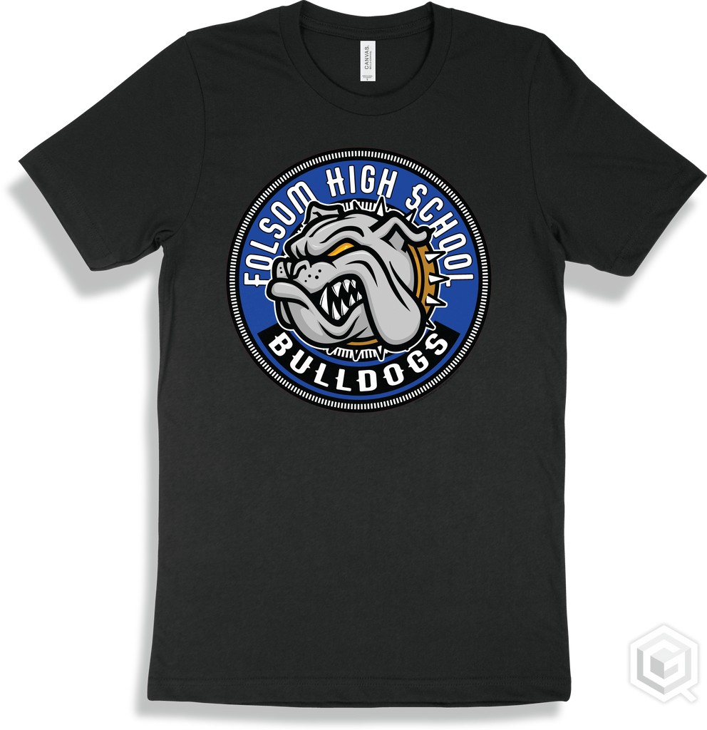 Folsom Bulldogs Logo School Spirit Wear Stores Crown Point Community
